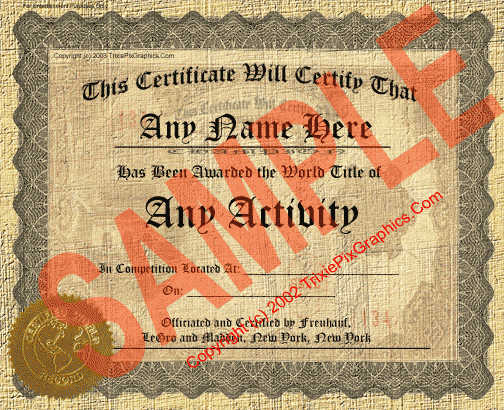 Universal Fake Certificates – TrixiePixGraphics